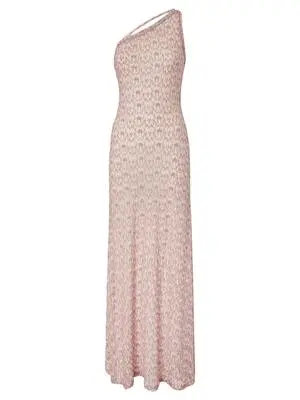 MISSONI Missoni One-Shoulder Maxi Dress With Foliage Motif