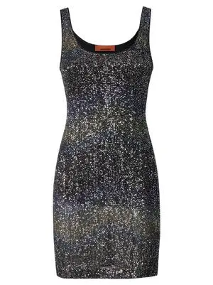 Missoni Sequined Dégradé Knit Mini Dress - Multicoloured