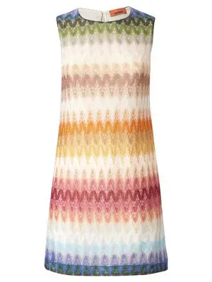 Missoni Sleeveless Dégradé Viscose Mini Dress - Multicoloured