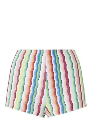 Missoni Terry Cloth Zigzag Print Hot Pants - Multicoloured