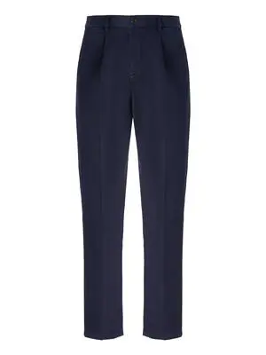 Missoni Chino Pants In Cotton - Blue