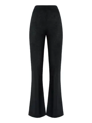 Missoni Lamé Fabric Flare Trousers - Black