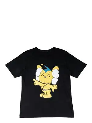 KAWS Original Fake Pip T-shirt - Black