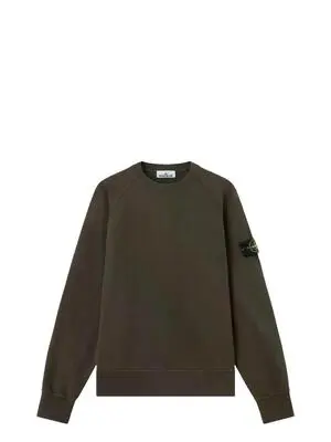 Stone Island Stone Island Logo Patch Raglan Sleeve Sweatshirt Grey