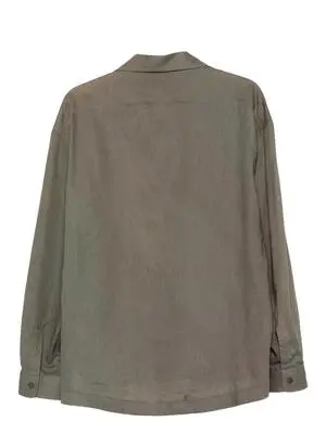 DANIELE ALESSANDRINI Button-fastening Long-sleeve Shirt - Green