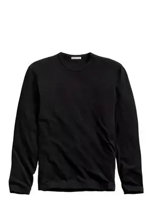 JAMES PERSE Long-sleeve T-shirt - Black