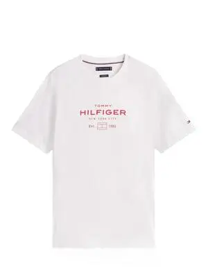 Tommy Hilfiger Graphic-print Cotton T-shirt - White