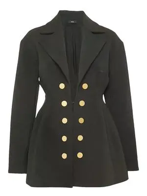 ELLERY Flared Button-detail Jacket - Black