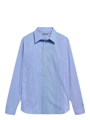 Balenciaga Striped Long-sleeve Shirt - Blue