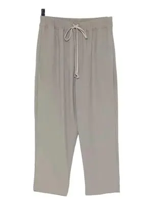 Rick Owens Drawstring Cropped Trousers - Grey