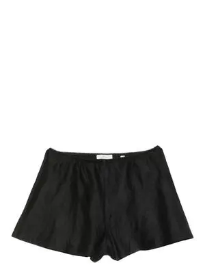 DÔEN Loren Linen Shorts - Black