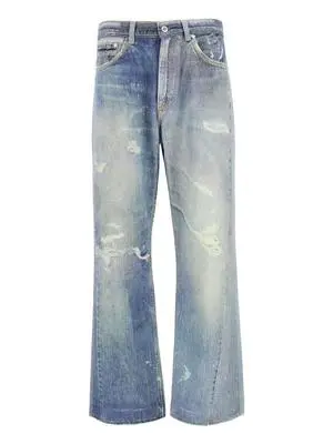 Our Legacy Third Cut Distressed Jeans - Blue