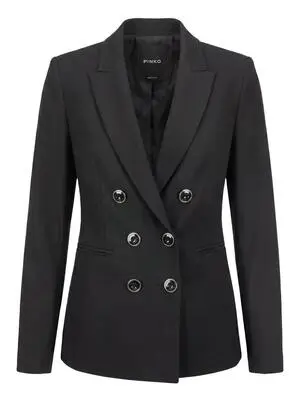Pinko Alexia Double-breasted Blazer - Black