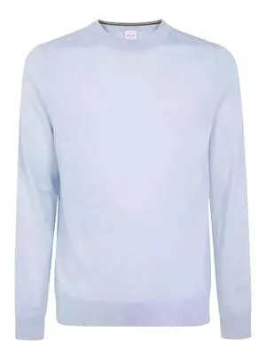 Paul Smith Crew Neck Wool Sweater - Blue