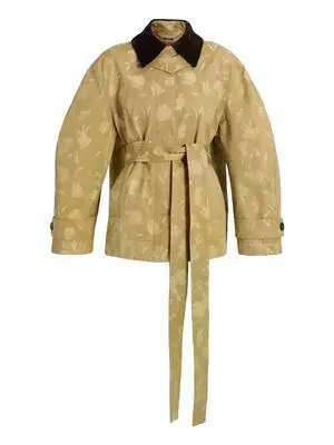 Erdem Poppy Jacquard Oversized Jacket - Neutrals