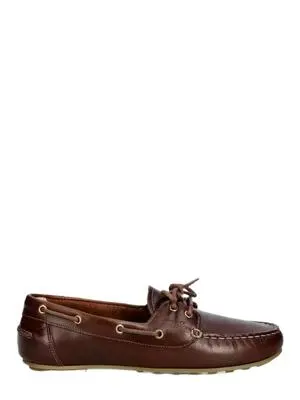 Gant Leather Lace-up Boat Shoes - Brown
