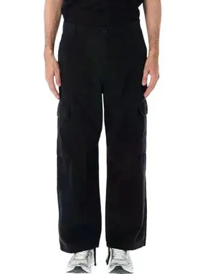Carhartt Work In Progress Kade Logo-patch Cargo Pants - Black