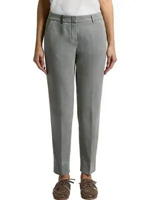 Peserico Pressed-crease Trousers - Grey