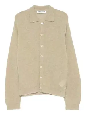 Our Legacy Evening Fuzzy Alpaca Polo Shirt - Neutrals