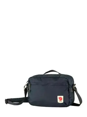 FJALL RAVEN Logo Patch Messenger Bag - Blue