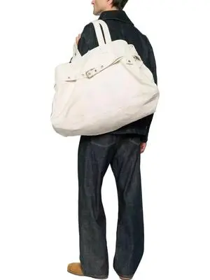 GOLDEN GOOSE Embroidered Shoulder Bag - Neutrals