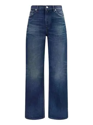 HAIKURE High-rise Straight-leg Jeans - Blue