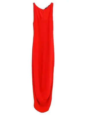Jacquemus Asymmetric Sleeveless Dress - Red