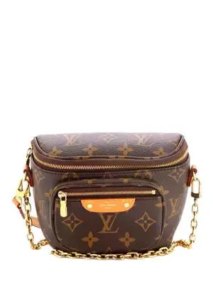 LOUIS VUITTON Monogram Canvas Mini Belt Bag - Brown