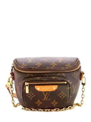 LOUIS VUITTON Monogram Canvas Mini Belt Bag - Brown