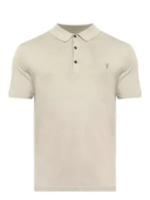 ALLSAINTS Mode Short-sleeve Wool Polo Shirt - Neutrals