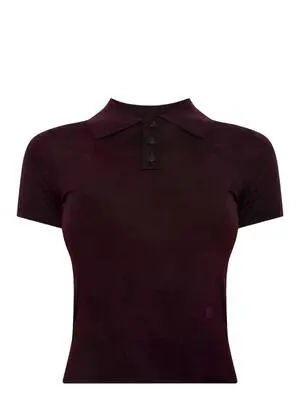 DSQUARED2 DSQUARED2 Short Sleeve Wool Knit Polo Shirt