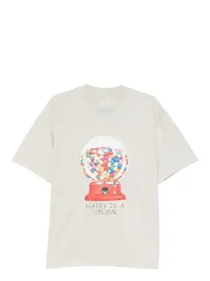 MELT Graphic-print T-shirt - Neutrals