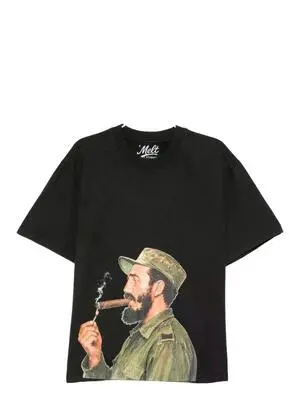 MELT Graphic-print T-shirt - Black