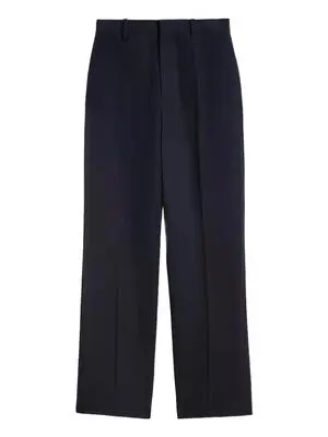 JIL SANDER High-waisted Straight Leg Trousers - Blue
