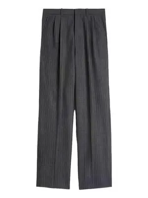 JIL SANDER Tailored Pinstripe Trousers - Grey
