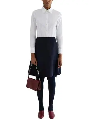 JIL SANDER Asymmetric Midi Skirt - Blue