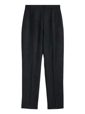 JIL SANDER Pinstripe Pleated Trousers - Blue
