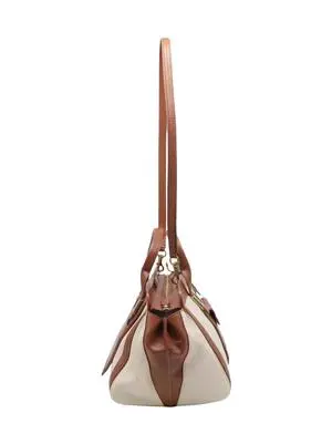 Chloé Alice Colorblock Tote Bag - Brown