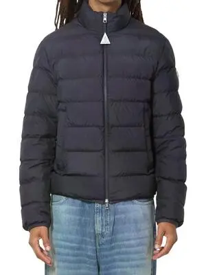 Moncler Baudinet Logo-patch Padded Jacket - Blue