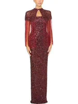 Jenny Packham Astralis Cape - Red