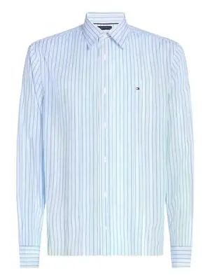 Tommy Hilfiger Striped Long-sleeve Shirt - Blue