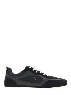 Tory Burch Panelled Sneakers With Logo Detail - Black