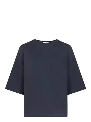 Loulou De Saison Oversized Cotton T-shirt - Blue