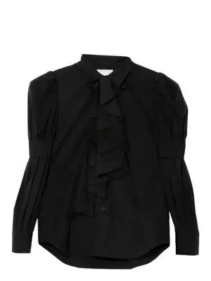 Comme Des Garçons Noir Ruffled Shirt - Black