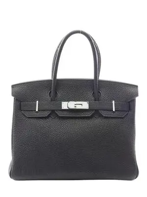 Hermès Hermès 2010 Birkin Togo-Leather Tote Bag Black