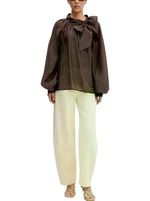 VICOLO Chiara Barrel Jeans - Yellow