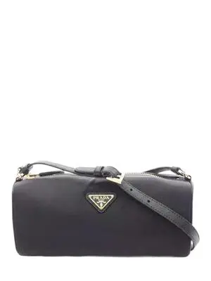 Prada Re-nylon Saffiano Shoulder Bag - Black