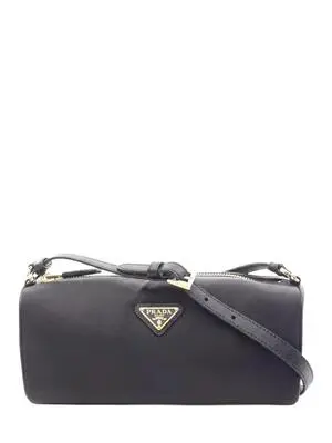 Prada Re-nylon Saffiano Shoulder Bag - Black