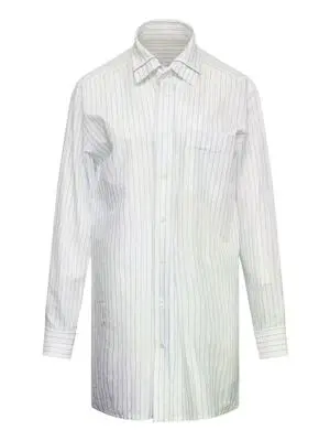 MAISON MARGIELA MM6 Maison Margiela Striped Cotton Oversized Shirt