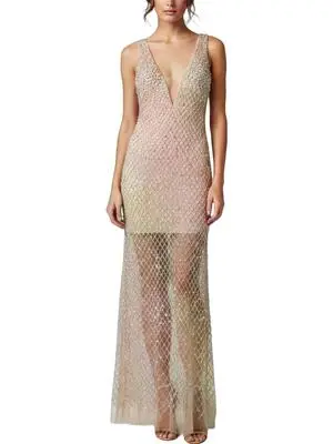 Elisabetta Franchi Maxi Dress - Neutrals